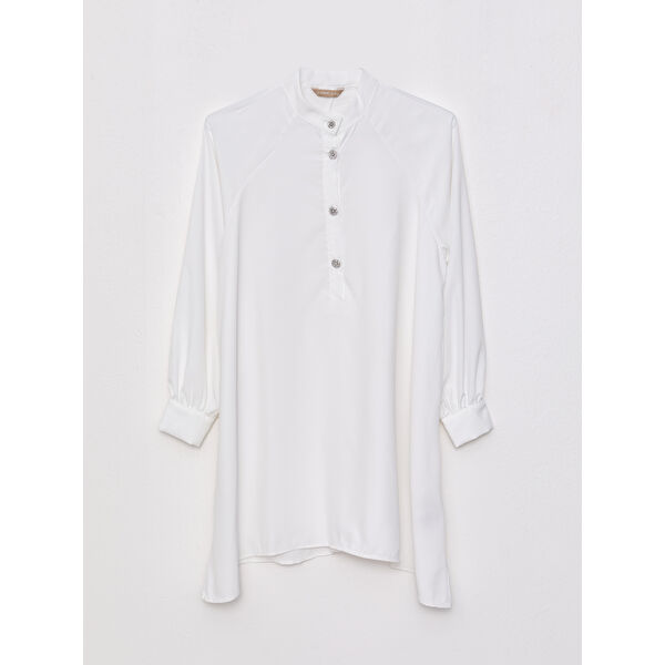 LCW CLASSIC Hakim Yaka Düz Uzun Kollu Kadın Tunik