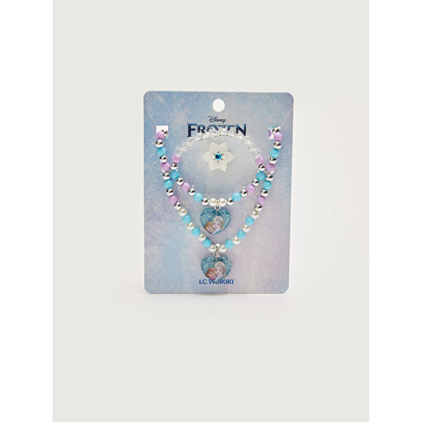 Frozen Lisanslı Kız Çocuk Takı Seti 3'lü Frozen Lisanslı Kız Çocuk Takı Seti 3'lü