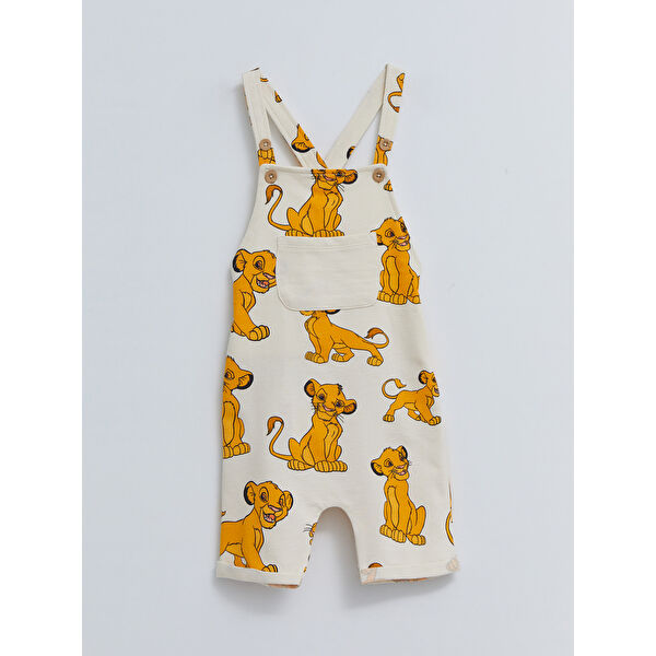 Aslan Kral Baskılı Erkek Bebek Salopet