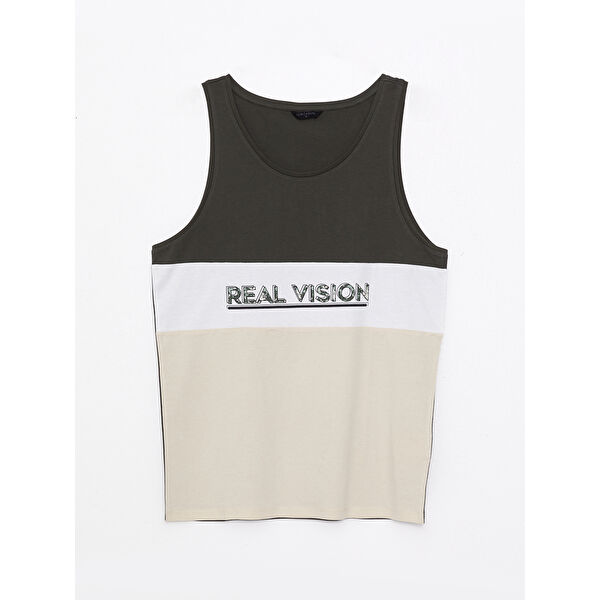 LCW CASUAL Bisiklet Yaka Kolsuz Renk Bloklu Erkek Atlet LCW CASUAL Bisiklet Yaka Kolsuz Renk Bloklu Erkek Atlet