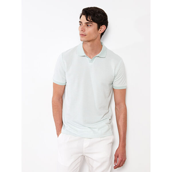 LCW CLASSIC Polo Yaka Kısa Kollu Çizgili Erkek Tişört LCW CLASSIC Polo Yaka Kısa Kollu Çizgili Erkek Tişört