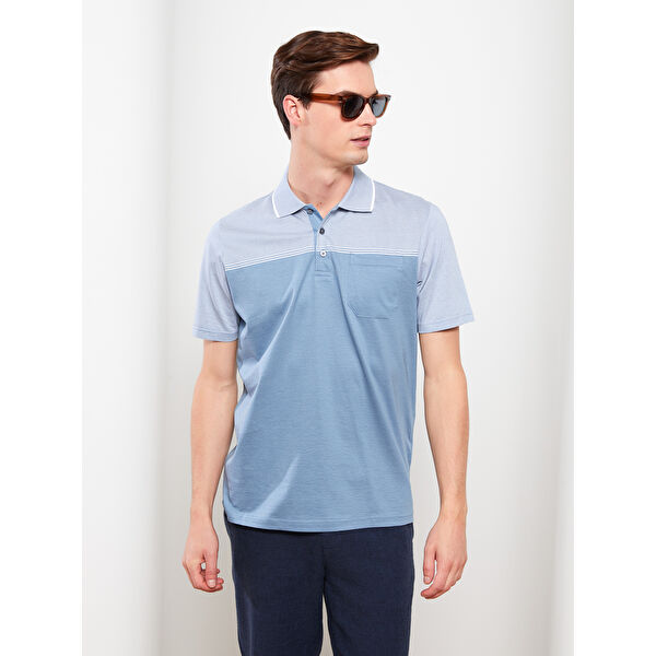 LCW CLASSIC Polo Yaka Kısa Kollu Çizgili Penye Erkek Tişört LCW CLASSIC Polo Yaka Kısa Kollu Çizgili Penye Erkek Tişört
