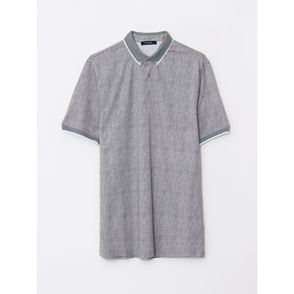 LCW CLASSIC Polo Yaka Kısa Kollu Desenli Penye Erkek Tişört LCW CLASSIC Polo Yaka Kısa Kollu Desenli Penye Erkek Tişört