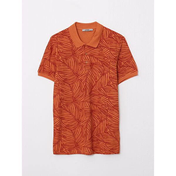 LCW CLASSIC Polo Yaka Kısa Kollu Desenli Erkek Tişört
