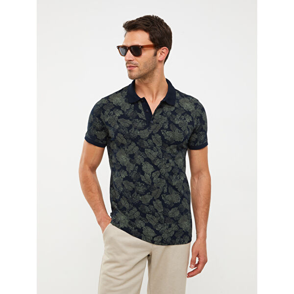 LCW CLASSIC Polo Yaka Kısa Kollu Desenli Penye Erkek Tişört LCW CLASSIC Polo Yaka Kısa Kollu Desenli Penye Erkek Tişört