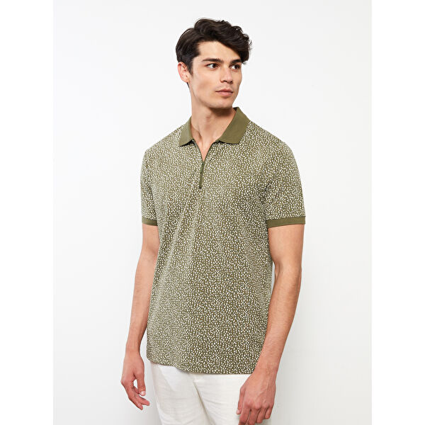 LCW CLASSIC Polo Yaka Kısa Kollu Desenli Erkek Tişört LCW CLASSIC Polo Yaka Kısa Kollu Desenli Erkek Tişört