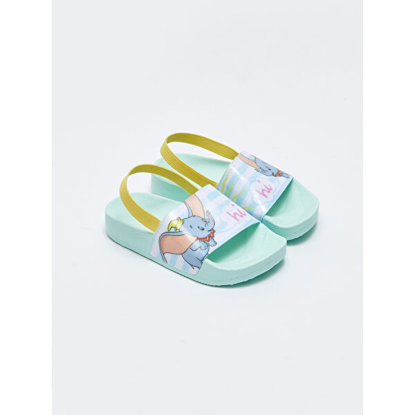 Dumbo Lisanslı Bantlı Kız Bebek Plaj Terliği