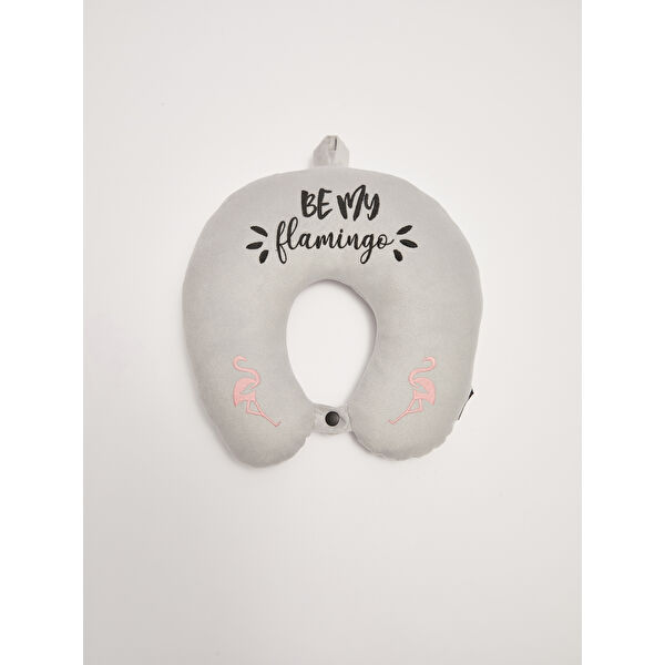 Yazı Nakışlı Kadın Boyun Yastığı