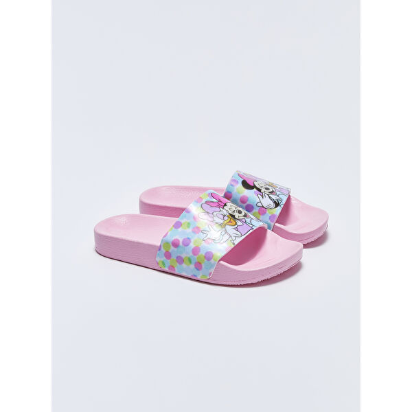 Minnie Mouse Lisanslı Tek Bantlı Kız Çocuk Terlik