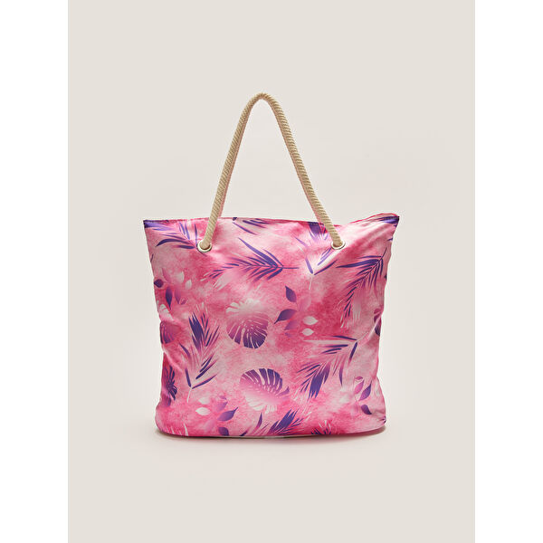 Desenli Kadın Plaj Çantası