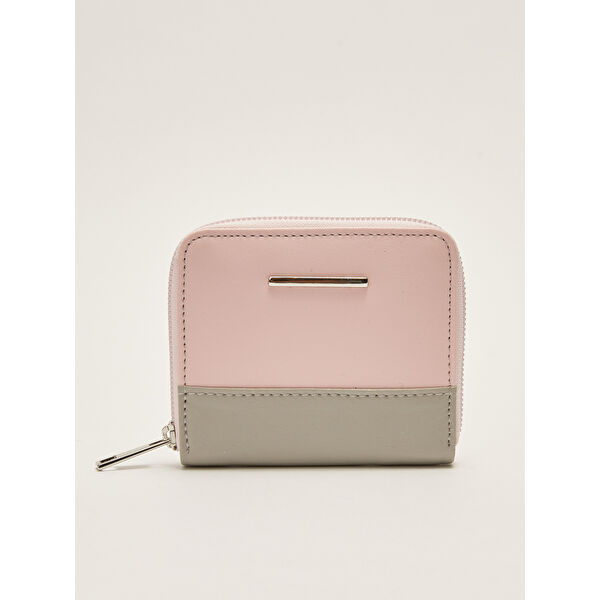 Deri Görünümlü Kadın Cüzdan