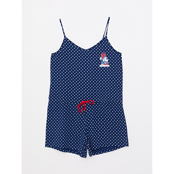 LCW DREAM Kalp Yaka Minnie Mouse Baskılı Askılı Pamuklu Kadın Tulum LCW DREAM Kalp Yaka Minnie Mouse Baskılı Askılı Pamuklu Kadın Tulum