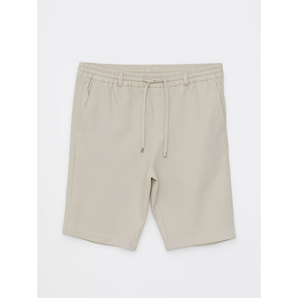 LCW VISION Slim Fit Dokulu Erkek Şort