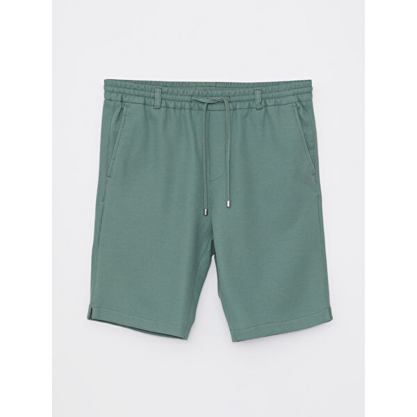 LCW VISION Slim Fit Dokulu Erkek Şort