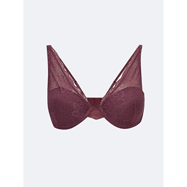 LCW DREAM Balenli Dolgusuz Dantelli Balkon Sütyen