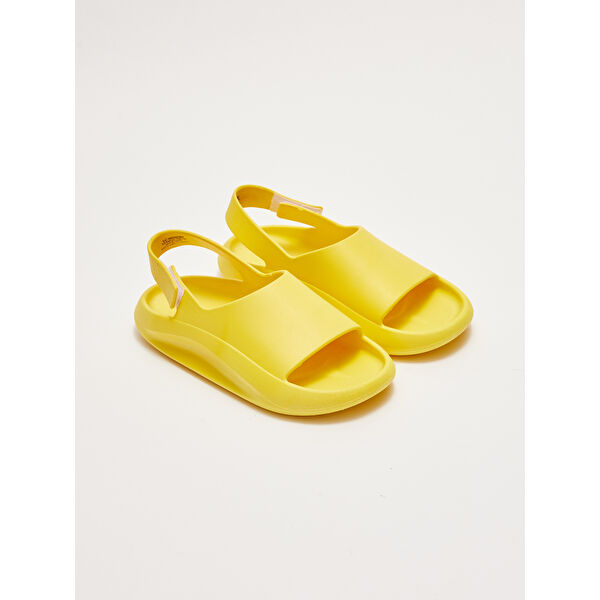 Tek Bantlı Cırt Cırtlı Erkek Çocuk Sandalet