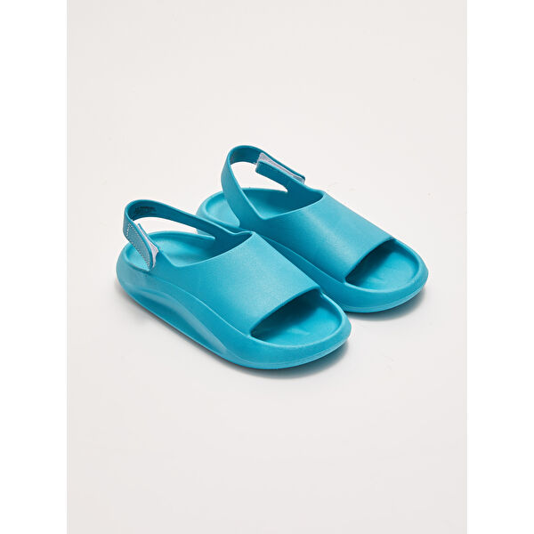 Tek Bantlı Cırt Cırtlı Erkek Çocuk Sandalet