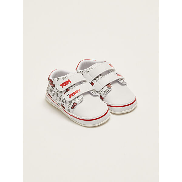 Tom&Jerry Lisanslı Pamuk Astarlı Erkek Bebek Yürüme Öncesi Ev Ayakkabısı Tom&Jerry Lisanslı Pamuk Astarlı Erkek Bebek Yürüme Öncesi Ev Ayakkabısı