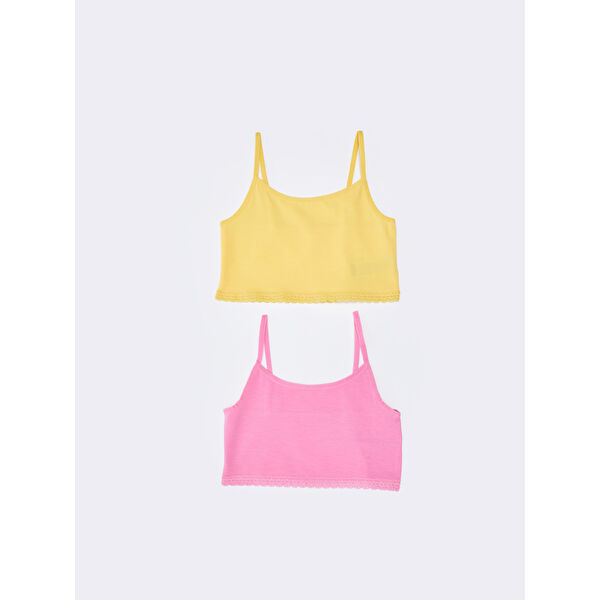 Basic Askılı Kız Çocuk Büstiyer 2'li