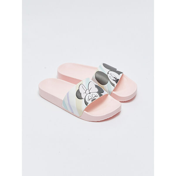 Minnie Mouse Lisanslı Tek Bantlı Kız Çocuk Terlik