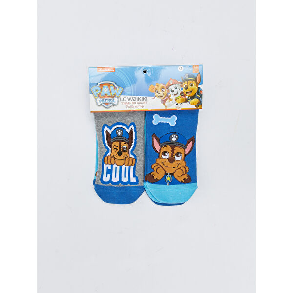 Paw Patrol Desenli Erkek Çocuk Patik Çorap 3'lü