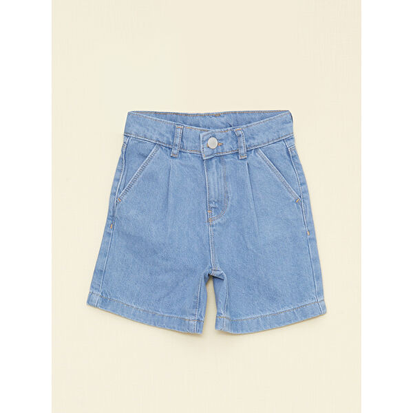 Basic Kız Çocuk Jean Şort