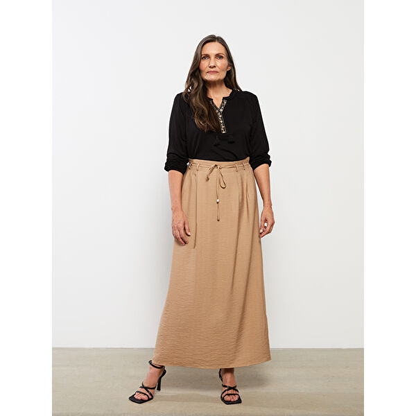 LCW GRACE Beli Lastikli Düz A Kesim Kadın Etek LCW GRACE Beli Lastikli Düz A Kesim Kadın Etek