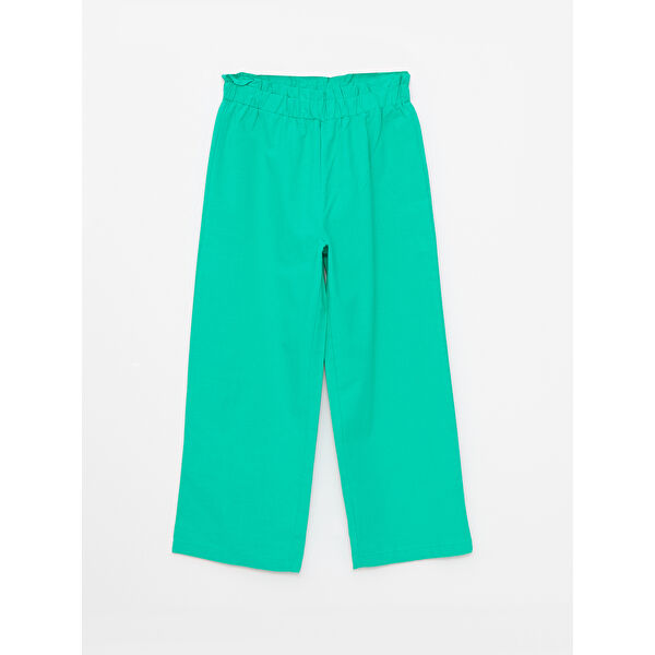 Beli Lastikli Basic Geniş Paça Kız Çocuk Capri Beli Lastikli Basic Geniş Paça Kız Çocuk Capri