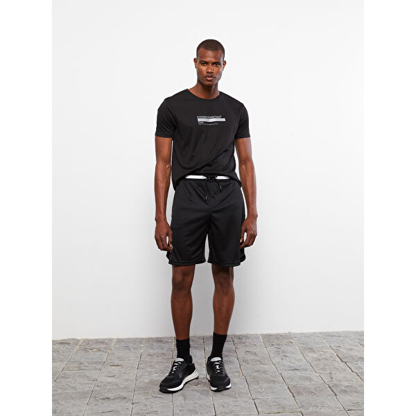 Standart Kalıp Örme Erkek Şort