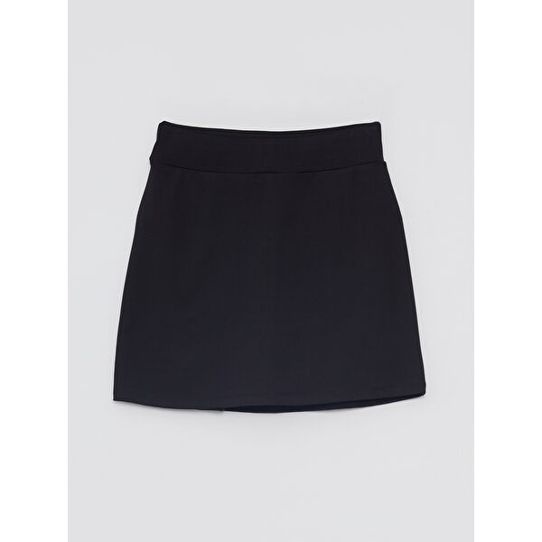 LCW ACTIVE Beli Lastikli Düz Kadın Şort Etek