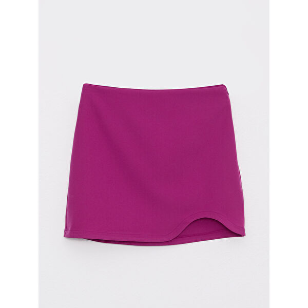 LCW CASUAL Beli Fermuarlı Düz Kadın Kalem Etek