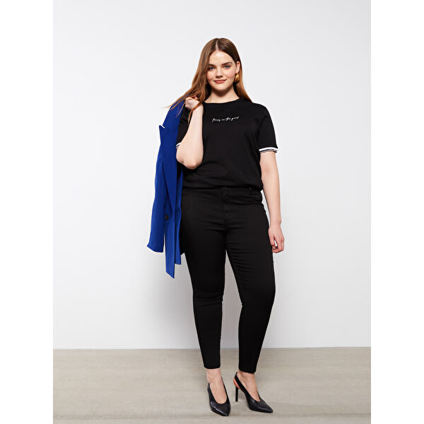 Normal Bel Skinny Fit Cep Detaylı Kadın Rodeo Jean Pantolon