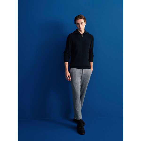 Slim Fit Örme Erkek Pantolon