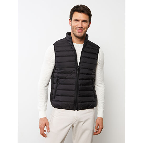 LCW CLASSIC Standart Kalıp Dik Yaka Erkek Şişme Yelek