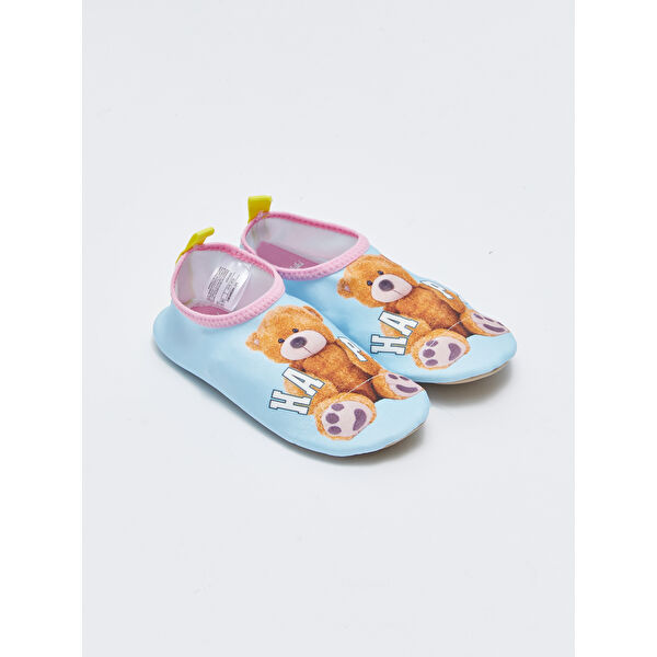 Baskılı Kız Çocuk Deniz Ayakkabısı