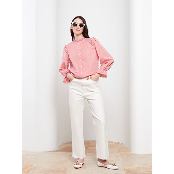 MODEST Skinny Fit Cep Detaylı Kadın Rodeo Jean Pantolon