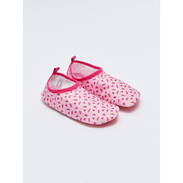 Baskılı Kız Çocuk Deniz Ayakkabısı