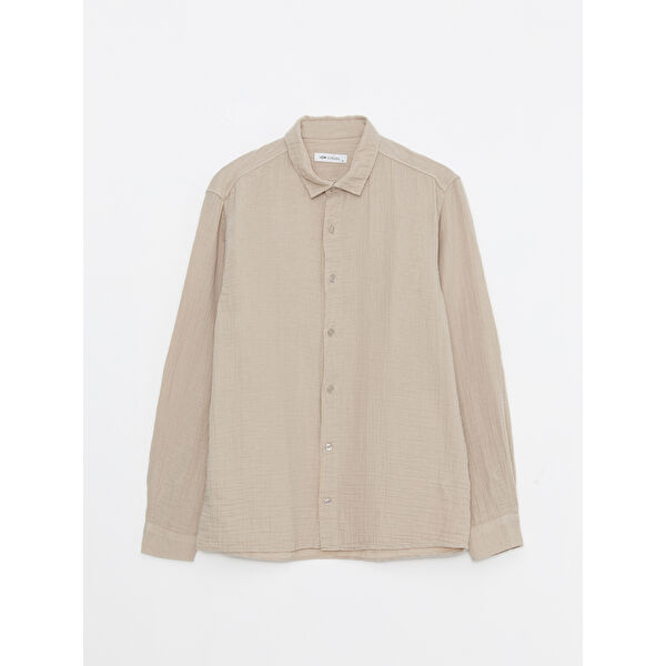 LCW CASUAL Regular Fit Uzun Kollu Erkek Gömlek LCW CASUAL Regular Fit Uzun Kollu Erkek Gömlek