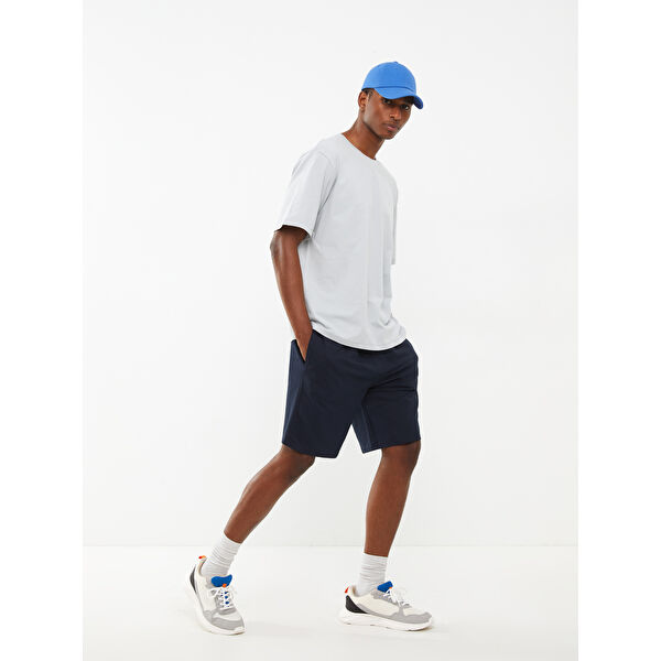 Standart Kalıp Örme Erkek Şort