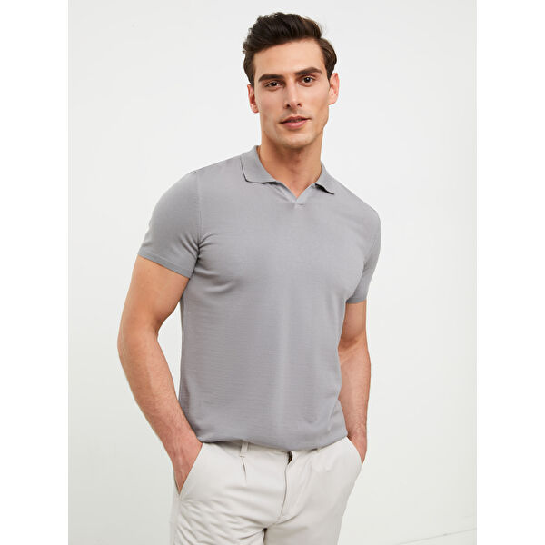 LCW BASIC Polo Yaka Kısa Kollu Erkek Triko Kazak LCW BASIC Polo Yaka Kısa Kollu Erkek Triko Kazak