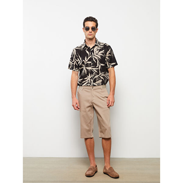 Standart Kalıp Bermuda Erkek Şort Standart Kalıp Bermuda Erkek Şort