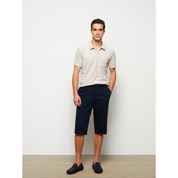 Standart Kalıp Bermuda Erkek Şort Standart Kalıp Bermuda Erkek Şort