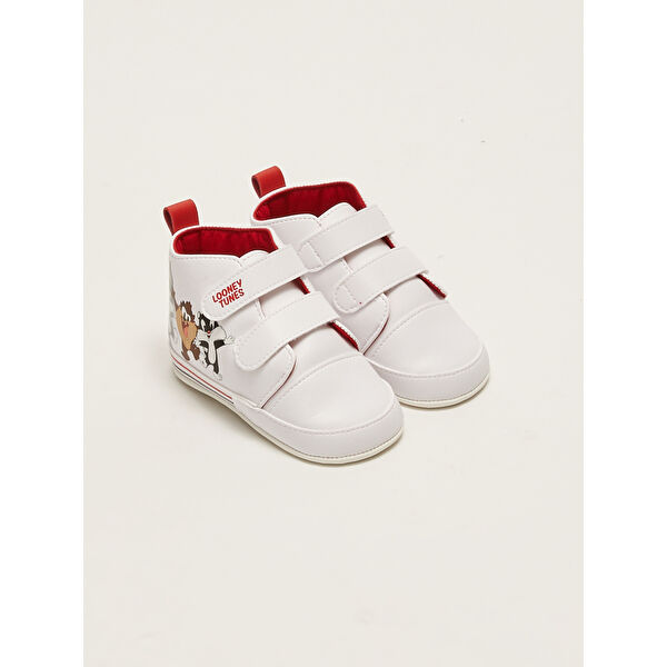 Looney Tunes Lisanslı Pamuk Astarlı Erkek Bebek Yürüme Öncesi Ev Botu