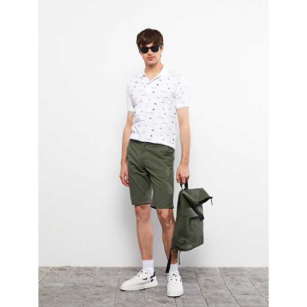 LCW CASUAL Slim Fit Desenli Erkek Şort LCW CASUAL Slim Fit Desenli Erkek Şort