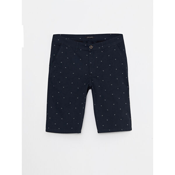 LCW CASUAL Slim Fit Desenli Erkek Şort