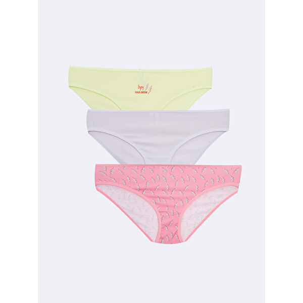 LCW DREAM Desenli Bikini Külot 3'lü Paket