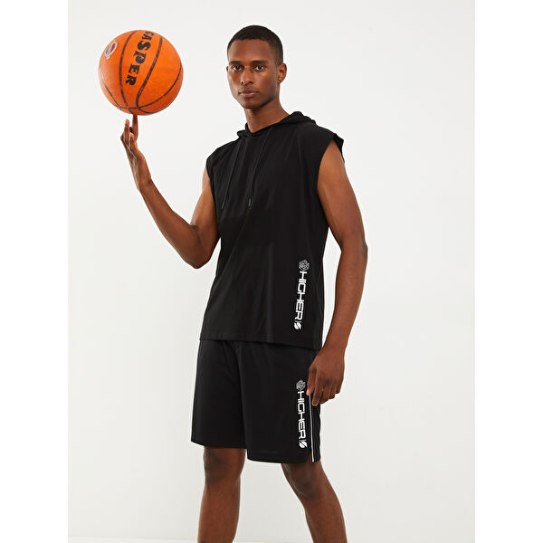 LCW SPORTS Rahat Kalıp Baskılı Erkek Şort LCW SPORTS Rahat Kalıp Baskılı Erkek Şort