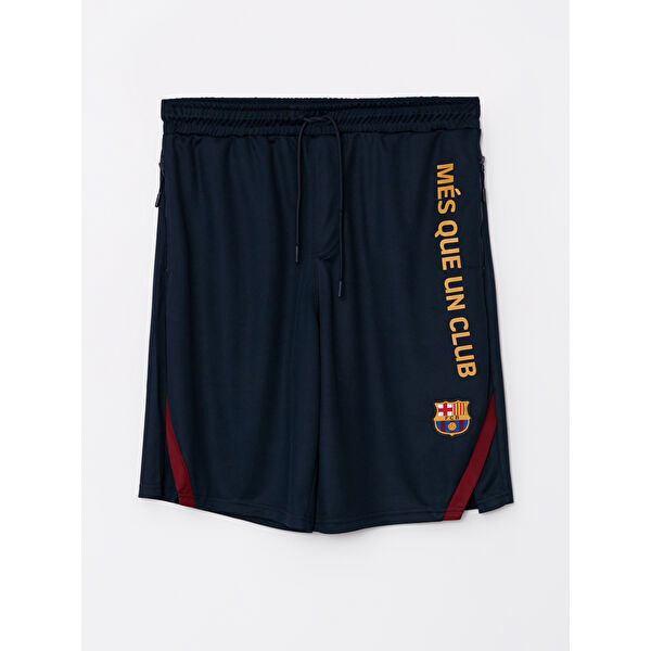 LCW SPORTS Standart Kalıp Barcelona Baskılı Erkek Taraftar Şort LCW SPORTS Standart Kalıp Barcelona Baskılı Erkek Taraftar Şort