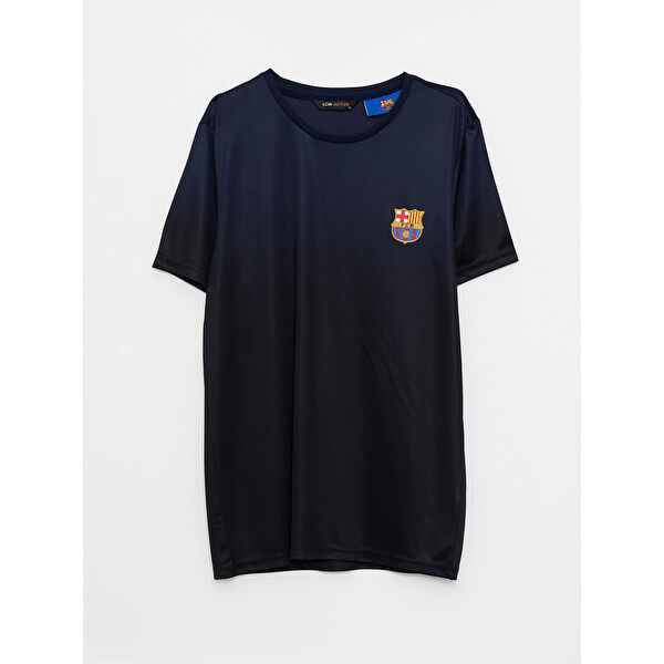 LCW SPORTS Bisiklet Yaka Kısa Kollu  Barcelona Baskılı Erkek Tişört LCW SPORTS Bisiklet Yaka Kısa Kollu  Barcelona Baskılı Erkek Tişört