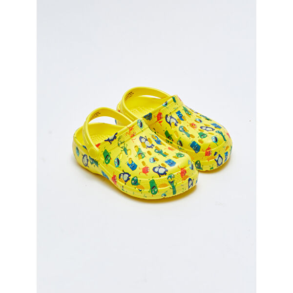 Baskılı Önü Kapalı Erkek Çocuk Plaj Sandaleti